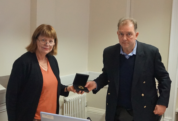 SCI: Prof Frank C Walsh receives the 2017 Castner Medal