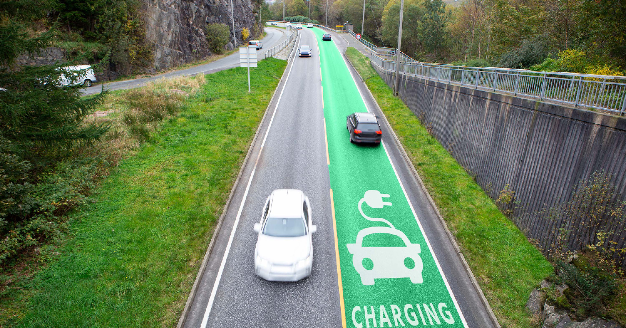 Highway network resilience and impact of low carbon technologies