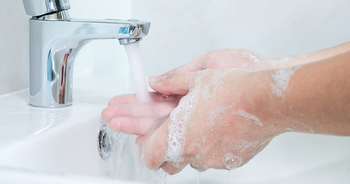 Turning water into disinfectant