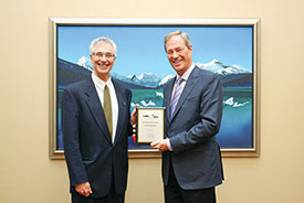 Canada International Award Recipient, Dave Emerson